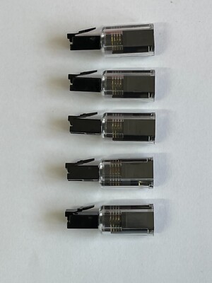 Clear Black Telephone Handset Curly Cord Anti-Tangle Device Untangler x ...