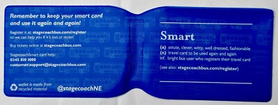 New Stagecoach Smart Card Pass Wallet | eBay UK