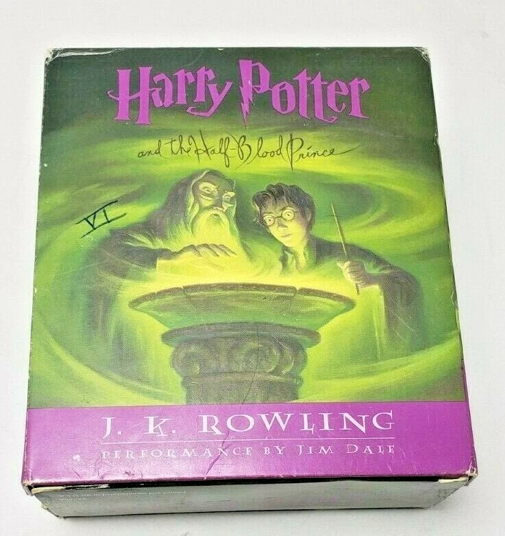 Harry Potter And The Half Blood Prince Audiobook Cover