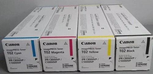 Canon T02 Toner CMYK imagePRESS C10000VP, C8000VP | eBay