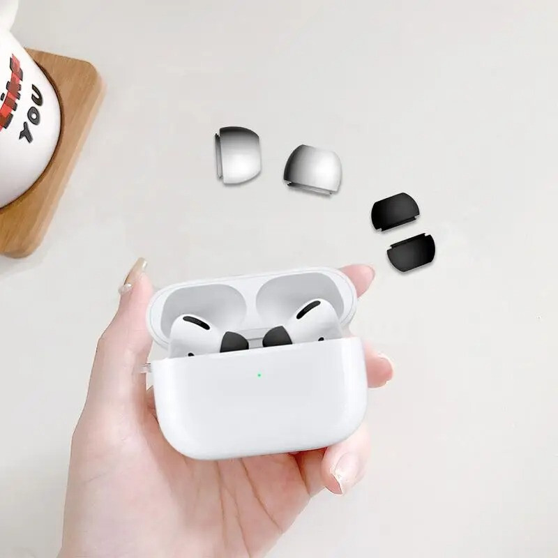 3-PAIRS Ear Bud Tip For Apple AirPod Pro 1&2 Replacement Silicone ...