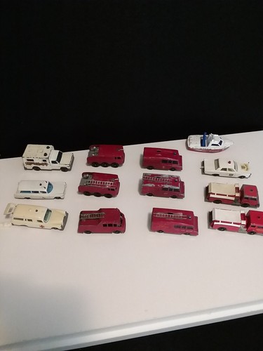 Matchbox Lesney Vintage Lot Police Fire Rescue & Boat HO Train Scale | eBay