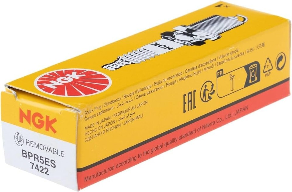 1 - New NGK Copper Spark Plugs - BPR5ES 7734 | eBay