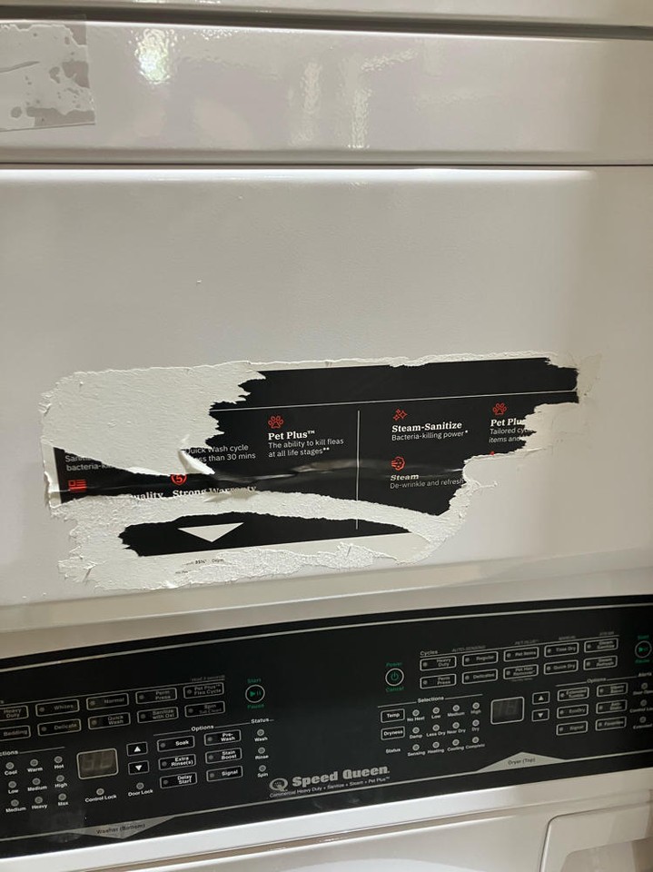 Speed Queen SF7007WE 27 Inch Electric Laundry Center | eBay