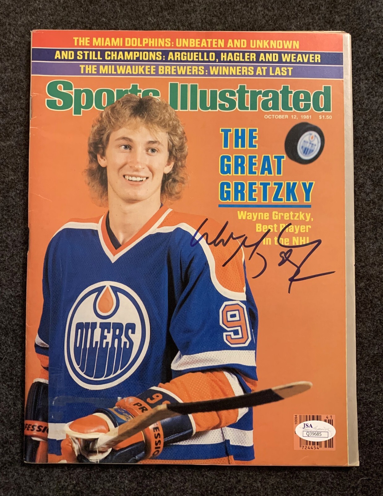 Wayne Gretzky | Autographed Hockey Memorabilia & NHL Merchandise