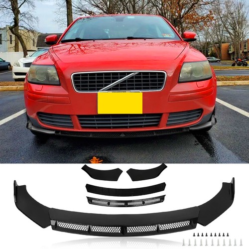 For Volvo S40 S60 S70 S80 Gloss Black Front Bumper Lip Spoiler Splitter ...