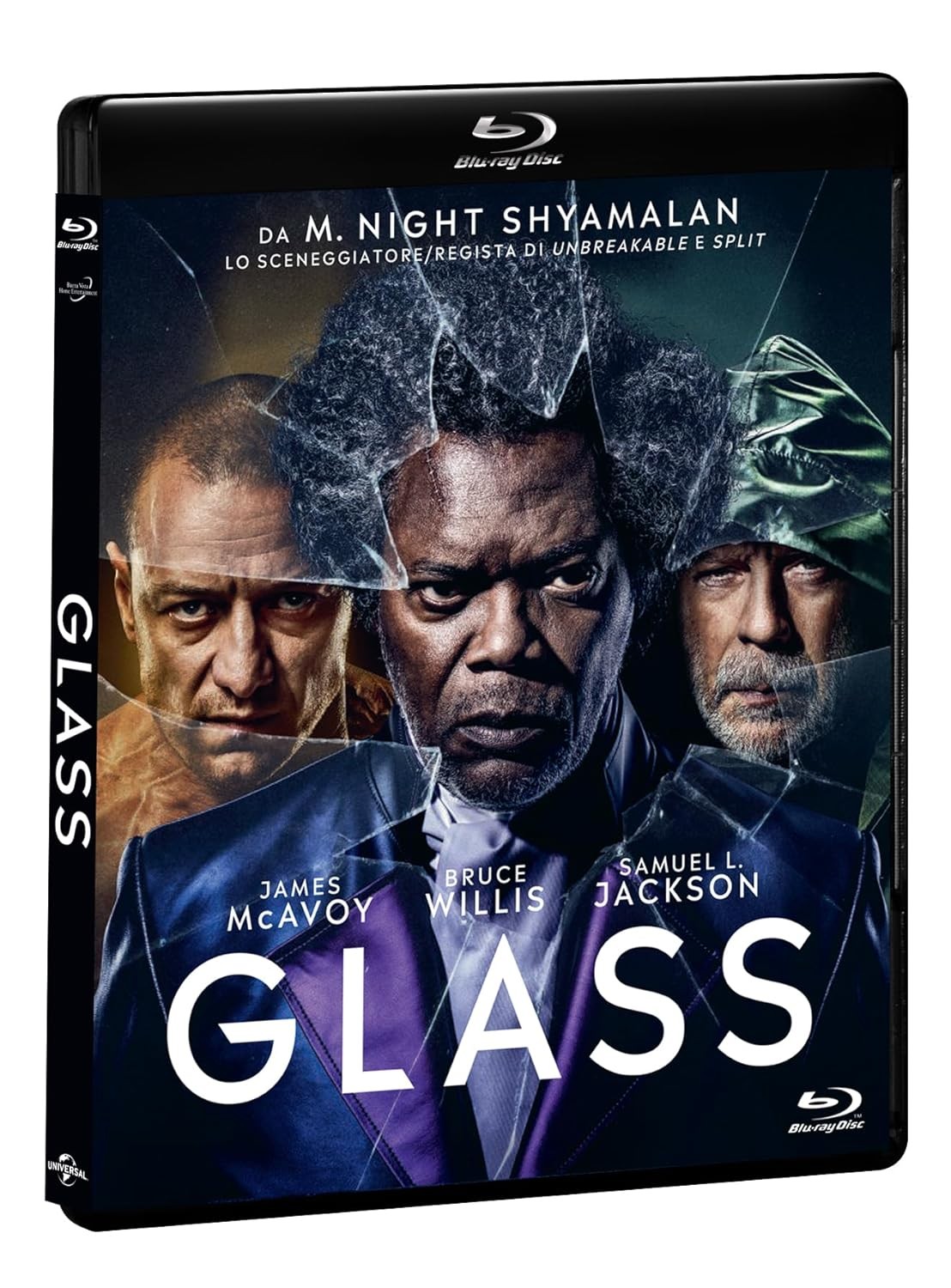 Blu-ray GLASS Bruce Willis Samuel L. Jackson James McAvoy new sealed ...