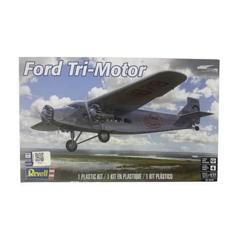 Revell 85-5246 Ford Tri-Motor Plalstic Airplane Model Kit 1:77 Scale ...