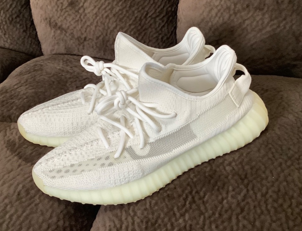 Adidas Yeezy Boost 350 V2, HQ 6316 White Sneakers, Size 10.5 | eBay