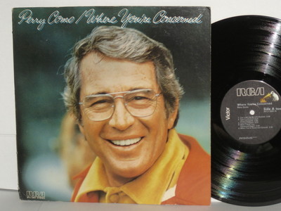 PERRY COMO Where You're Concerned LP 1978 RCA Victor VG Plus Vinyl EZ ...