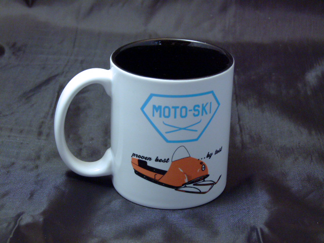 Reproduction Vintage MotoSki Snowmobile Dealer Logo Coffee Mug (026) | eBay