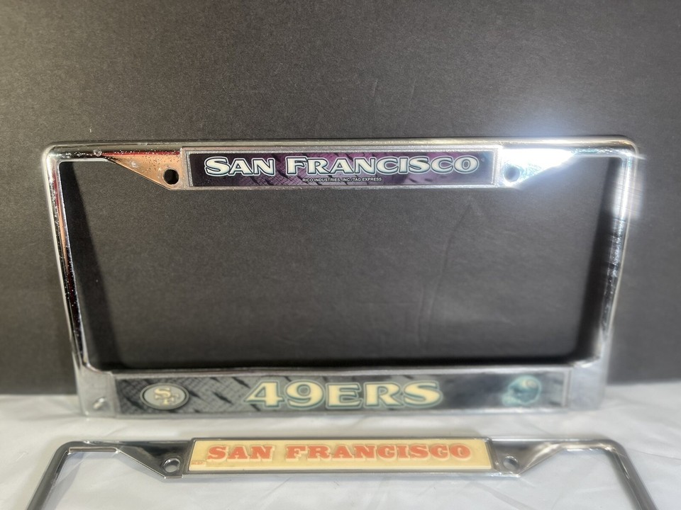 San Francisco 49ers And The San Francisco Giants License Plate Frame ...