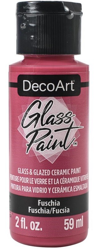 DecoArt Glass Paint Opaque Glass & Glazed Ceramic Paint 2oz ~ PICK YOUR ...