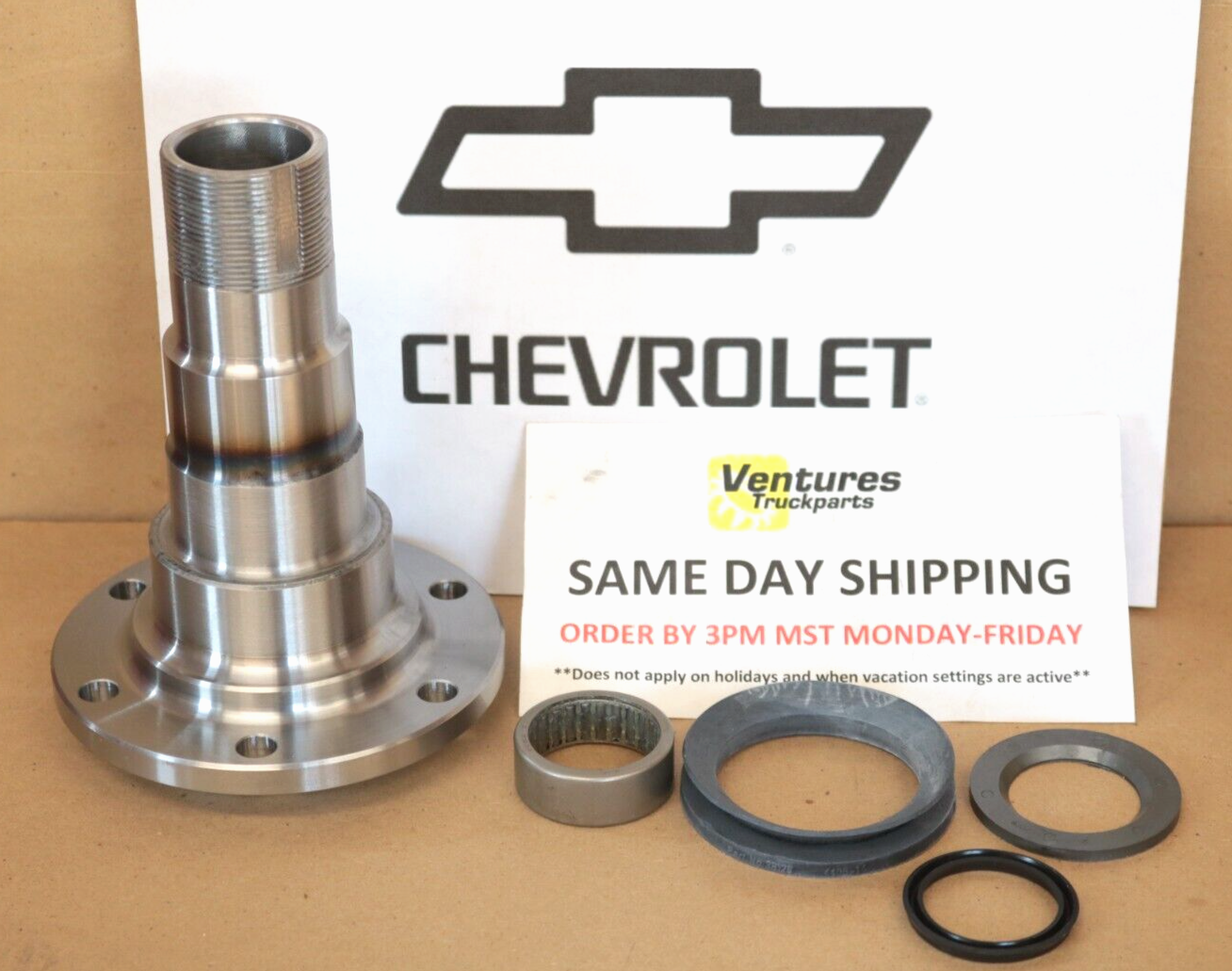 1976-1988 Chevrolet GMC K10 (6) K20 (8) Lug Front Axle Knuckle Spindle ...