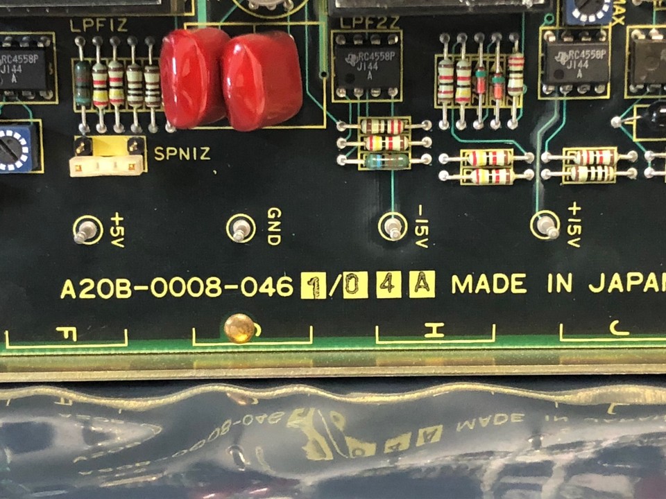 GUARANTEED! FANUC RESOLVER FEEDBACK CONTROL BOARD A20B-0008-0461 / 04A ...