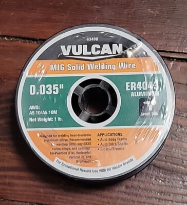 Vulcan MIG Solid Welding Wire 0.035 ER4043 Aluminum 1 Lb Opened Slight ...