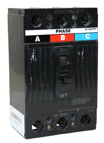 General Electric TQD32225 Breaker 225A 240V 3P 10kA 655469345775| eBay