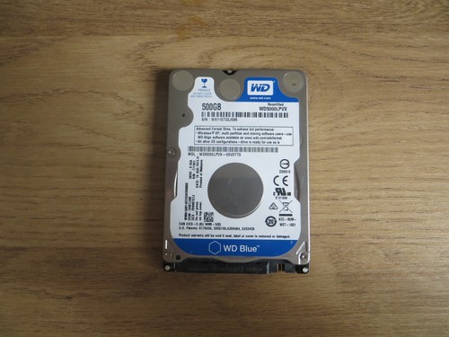 Western Digital - WD5000LPVX-00V0TT0 - Blue 500GB 5400RPM SATA 6Gb/s ...