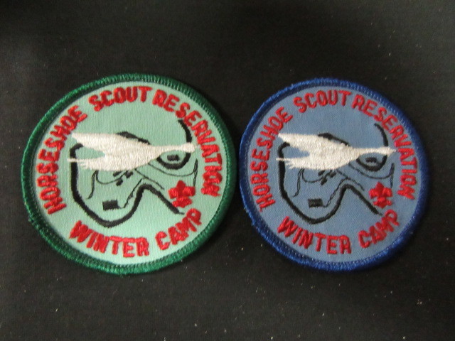 Horseshoe Scout Reservation 2 diff Winter Camp Patches c6 | eBay