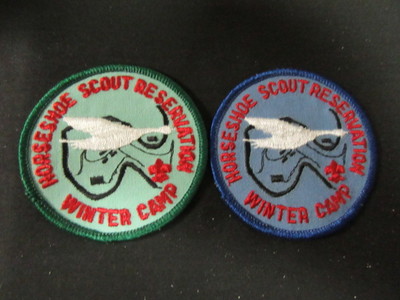 Horseshoe Scout Reservation 2 diff Winter Camp Patches c6 | eBay