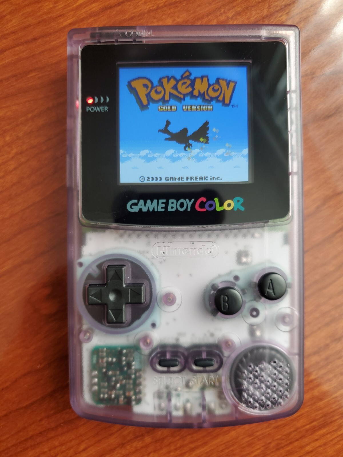 Nintendo Game Boy Color Handheld System - Atomic Purple IPS SCREEN MOD ...