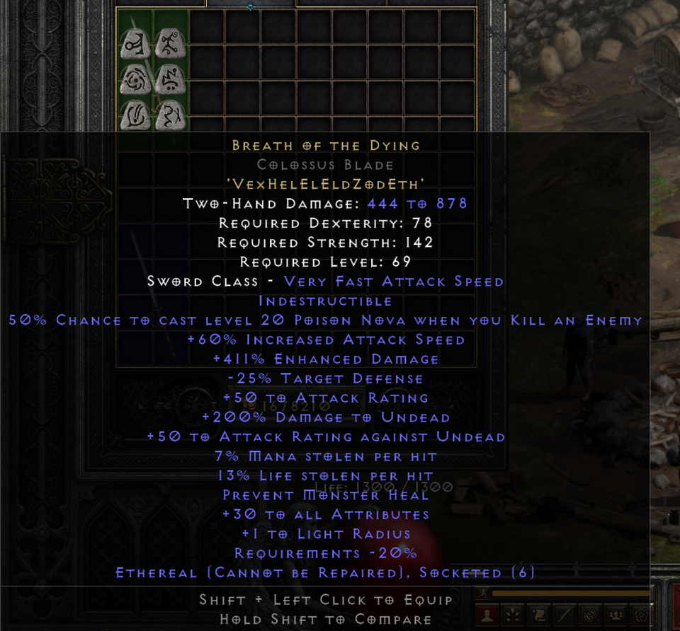 PC PS4 PS5 XBOX SWITCH EBOTD ETH BOTD NON LD Diablo 2 Resurrected D2R ...