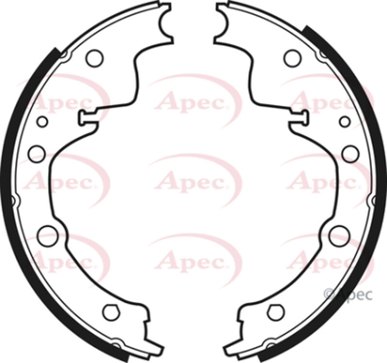 Fits LDV Convoy 1996-2006 400 1989-1996 FirstPart Rear Brake Shoes Set ...