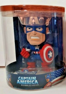 Funko Force Marvel Comics Captain America Bobble head SEALED 2009 | eBay