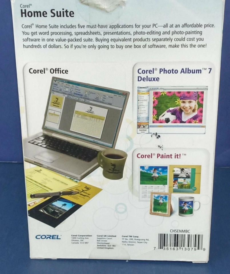 Corel Home Suite Software 2010 Photo Editing, New Sealed | eBay