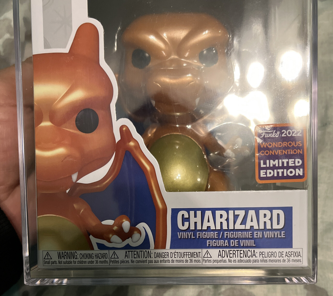 Funko Pop PSA MINT 9 Charizard Metallic Figure Rare #843 2022 New | eBay