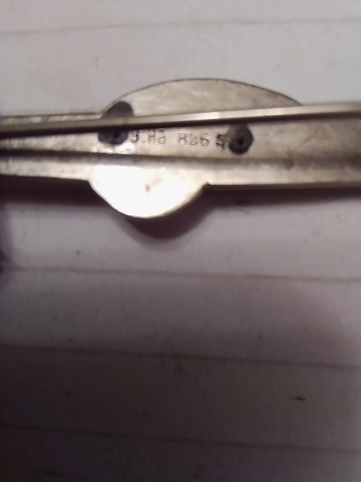 Silver 826 Brooch Birmingham Mark Approx 3 Inch Long | eBay UK