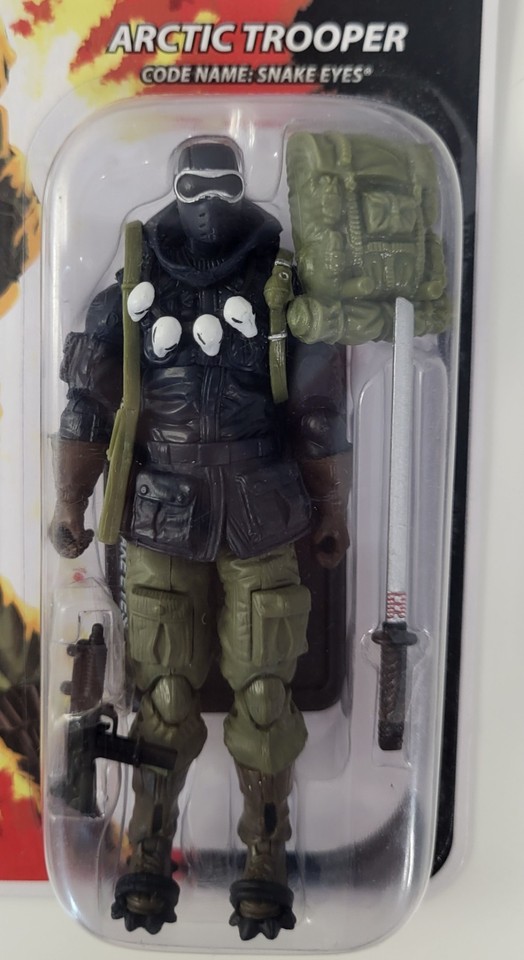 GI JOE 25th Anniversary ARCTIC TROOPER "Snake Eyes" 2008 | eBay