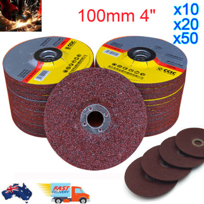 100mm 4" Grinding Discs Wheels Angle Grinder Metal Steel Inox Cutting ...