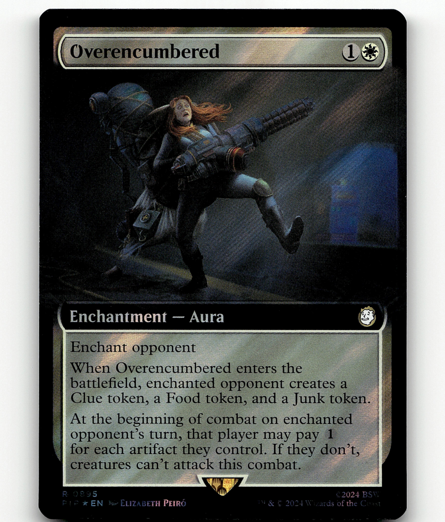 MTG Overencumbered (Extended Art) (Surge Foil) - Universes Beyond ...