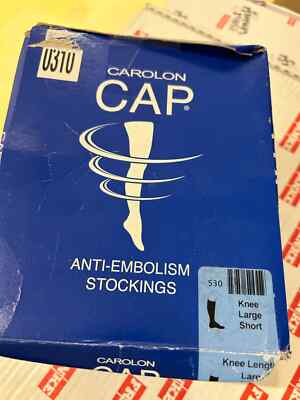 1 Box/10 Carolon CAP 530 Knee Length Medium Short Anti- Embolism ...