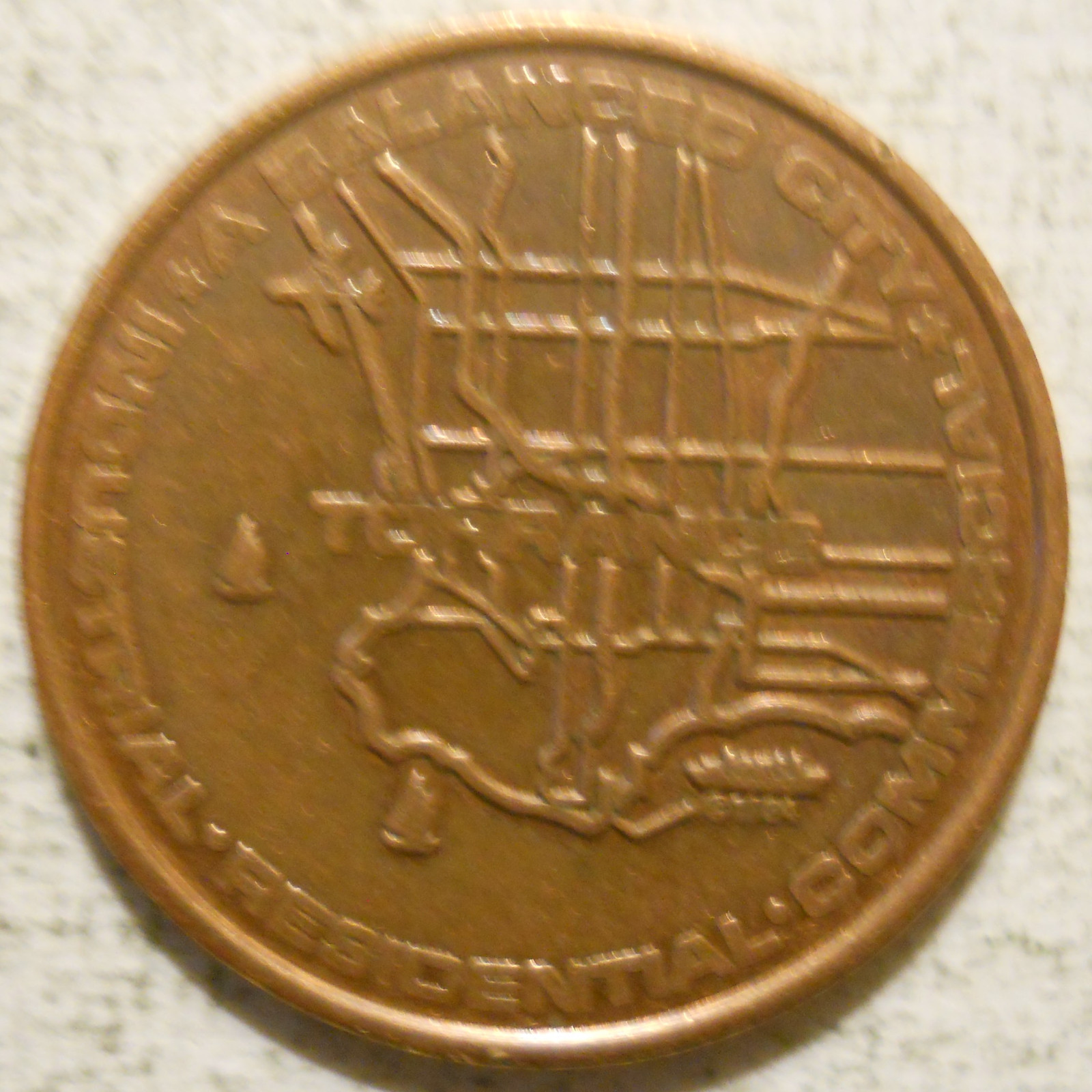 Torrance Transit System (California) transit token CA915C | eBay