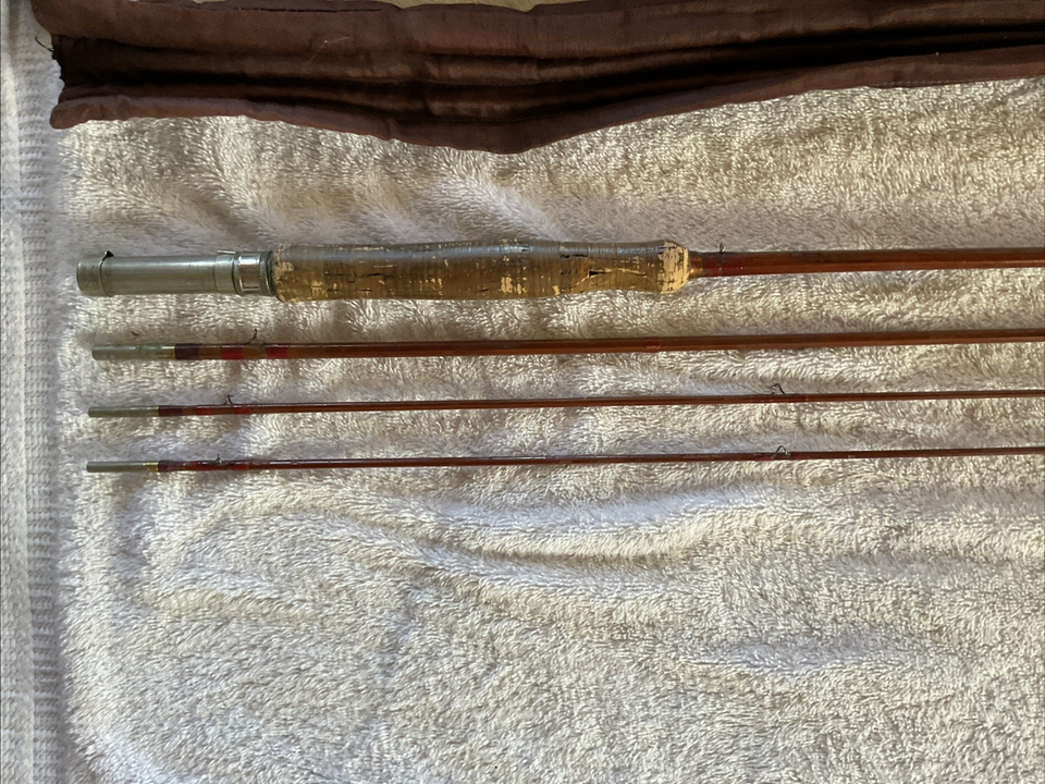 Vintage Weber Mount Hood Model 8’8” 3-2, 6 oz. Bamboo Fly Rod original ...