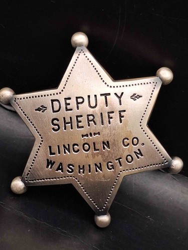 Deputy Sheriff Lincoln Co. Washington US Badge Police Police Badge ...