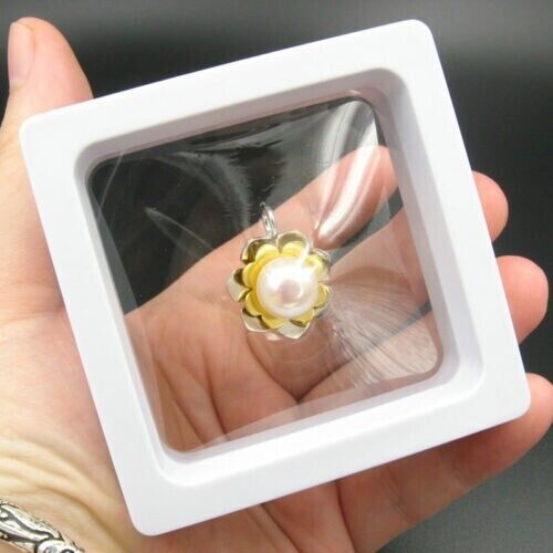 7x7 Cm 3D Albums Floating Frame Holder Gemstone Coin Jewelry Display ...