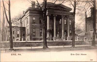 Erie Club House Erie Pennsylvania Postcard | eBay