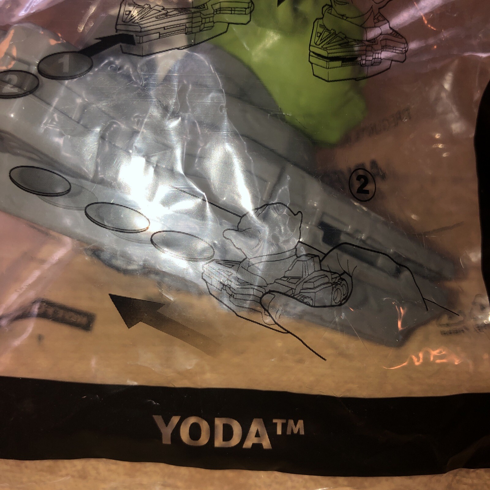 Disney Star Wars #3 YODA Jedi Disc Launcher 2021 McDonalds Happy Meal ...