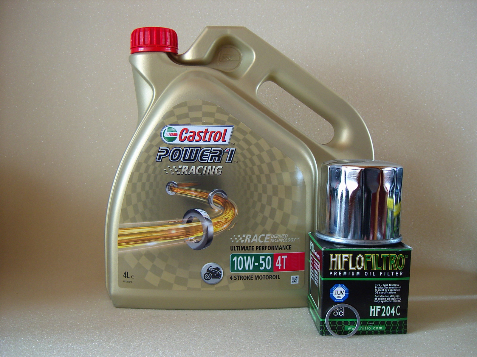 Castrol Power 1 Racing 10W50 Öl Ölfilter YAMAHA YZF-R1 RN19 RN22 ab Bj ...