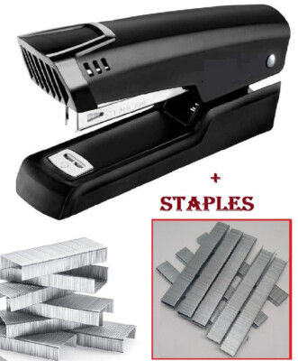 Full Strip Metal Stapler - Heavy Duty Desk Office 24/6 26/6 - Plus 5000 ...