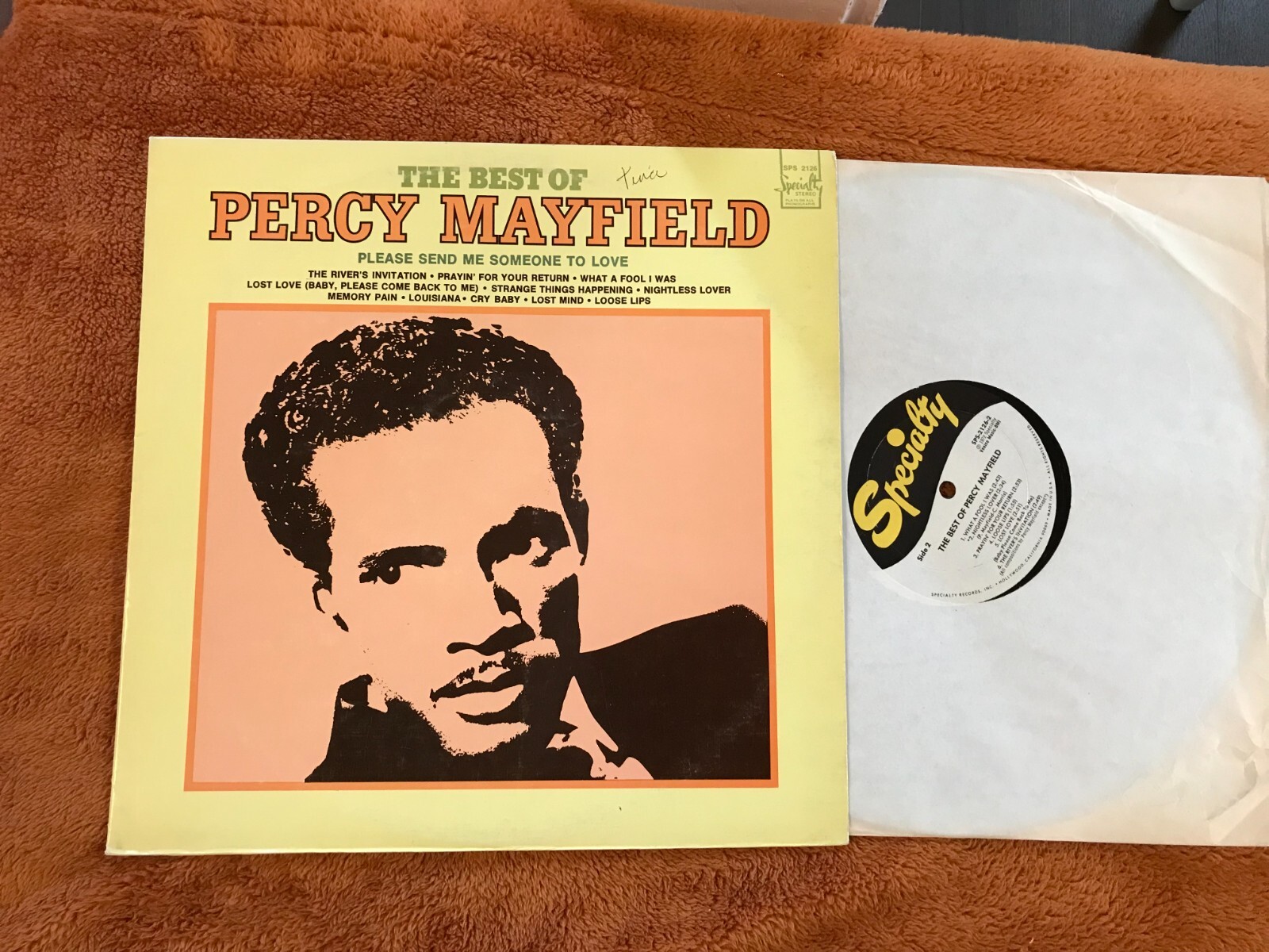 The Best Of Percy Mayfield Specialty Records SPS 2126 1970 Blues soul r ...