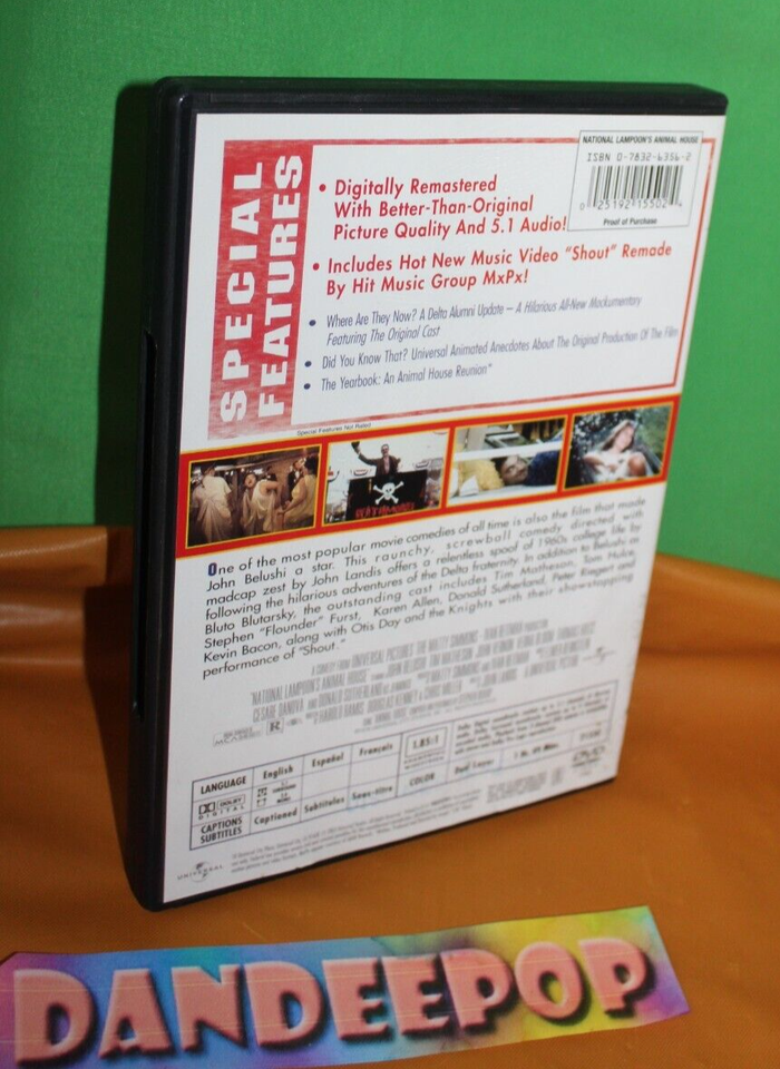 National Lampoons Animal House (DVD, 2003, Double Secret Probation ...