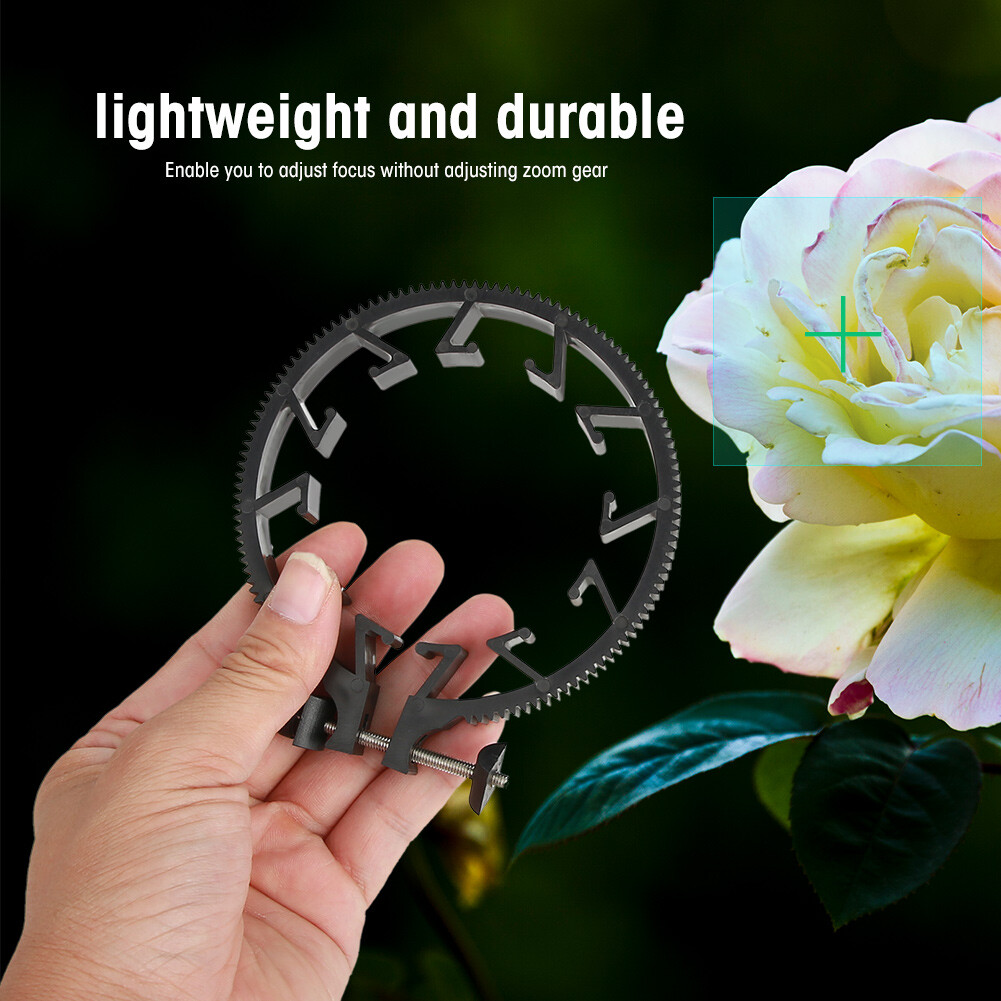 Plastic Adjustable Zoom Focusing Ring Follow Focus Gear Accessory For ...