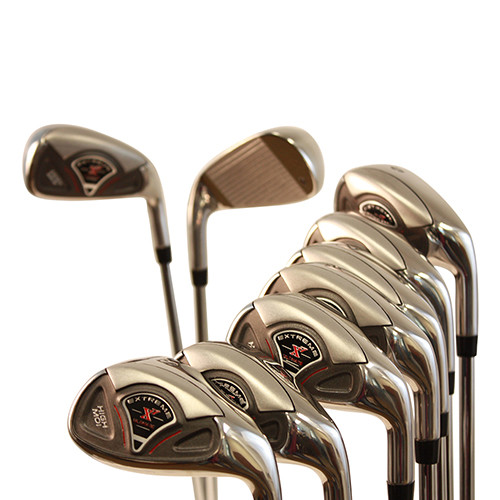 Oversize Custom Made Golf Clubs Os Wide Sole Regular Flex Iron Set | eBay