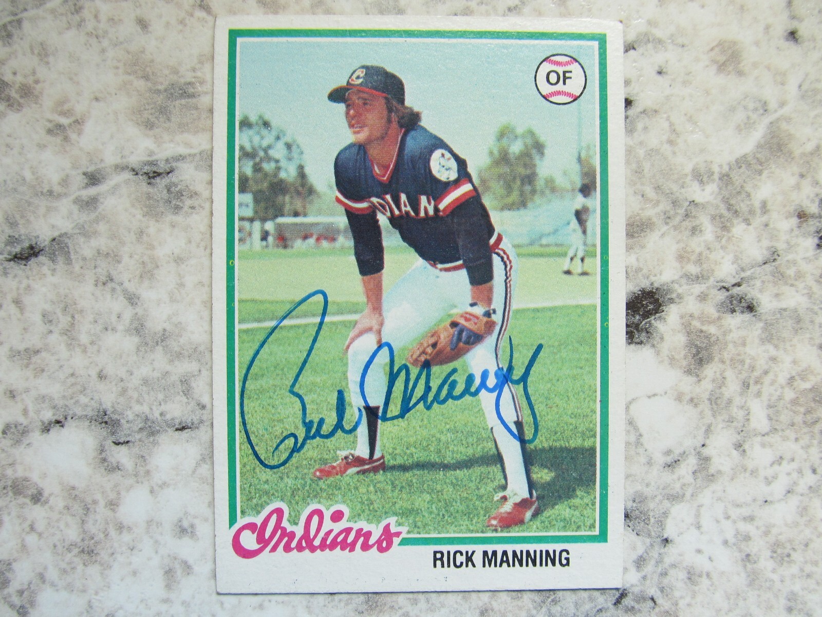 Indians Rick Manning Signed Autographed 1978 Topps Nr.Mint | eBay