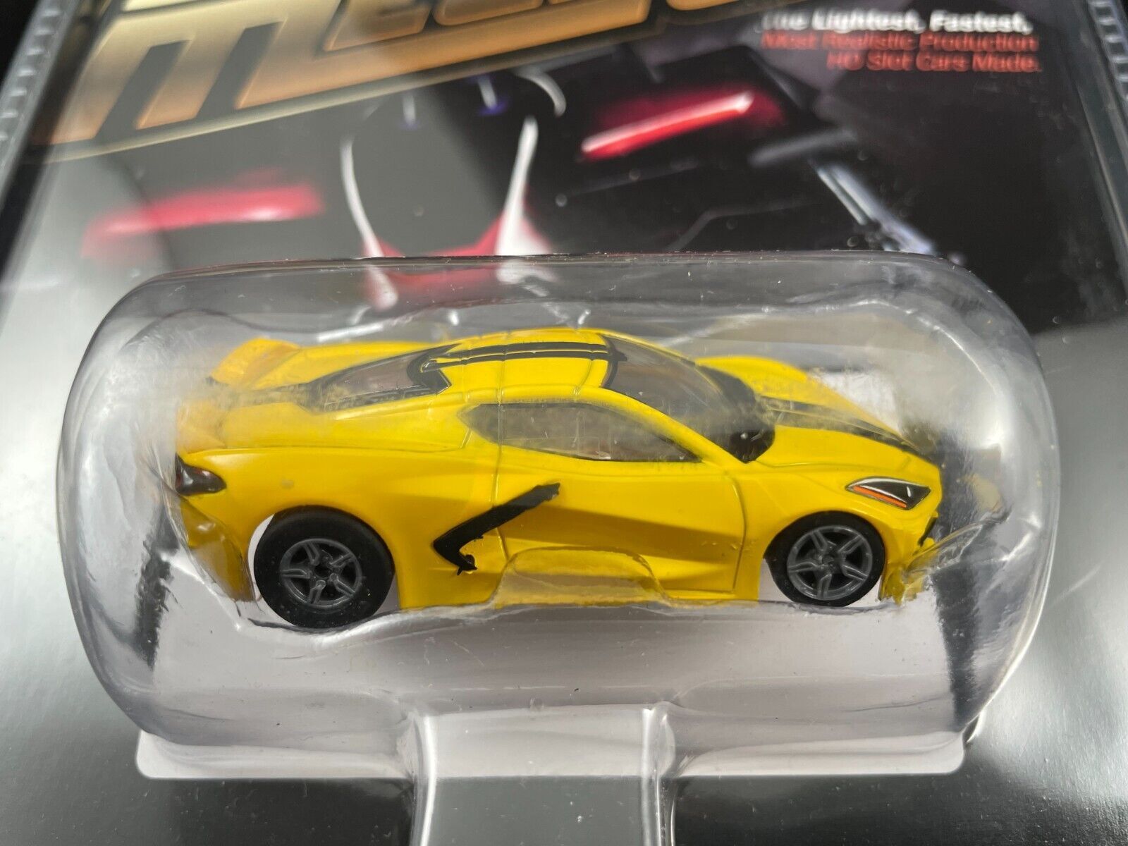 22013 AFX MEGA G PLUS CORVETTE C8 YELLOW COLLECTOR SERIES HO SCALE | eBay