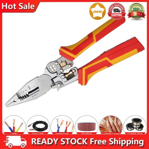9 In 1 Wire Repair Tool Pliers with Electricity Measurement Stripping ...